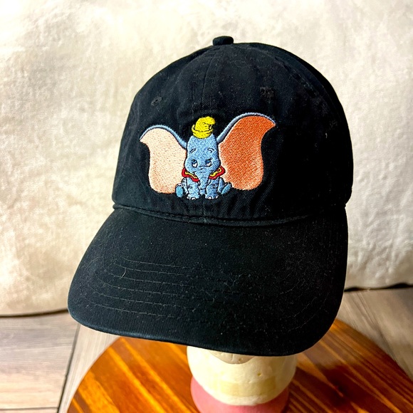 Disney | Accessories | Disney Dumbo Elephant Baseball Dad Cap Hat Black ...